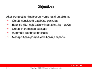 Backups And Recovery | PPT