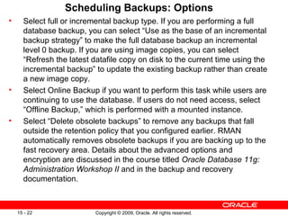 Backups And Recovery | PPT