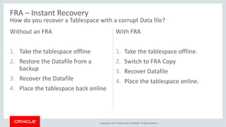 Oracle Backup Solutions Overview August 2018 | PPT