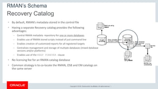 Oracle Backup Solutions Overview August 2018 | PPT