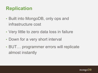 Webinar: MongoDB Management Service (MMS): Session 02 - Backing up Data | PPT