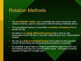 Backup strategy | PPT