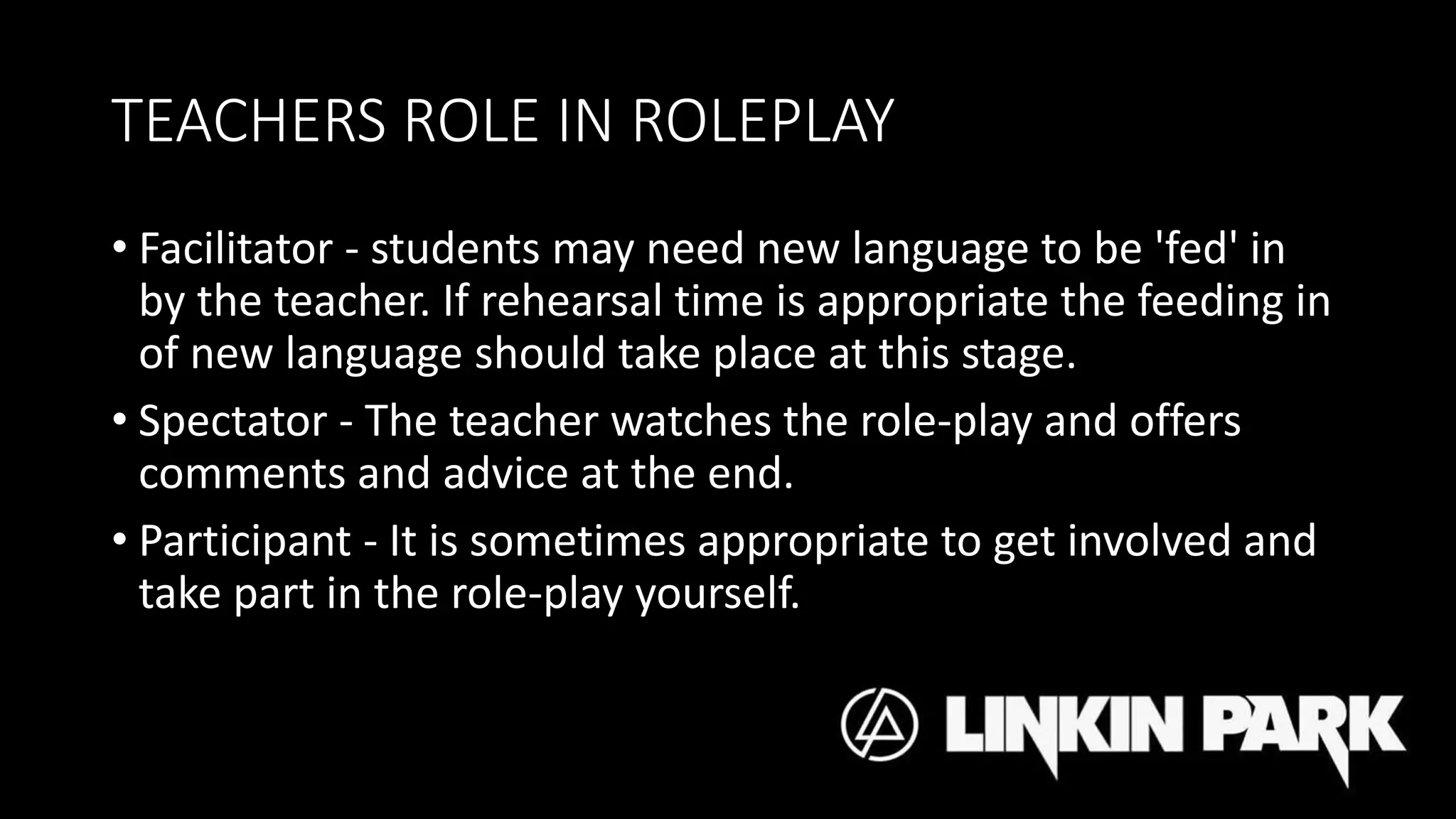 Teaching grammar using roleplay | PPTX