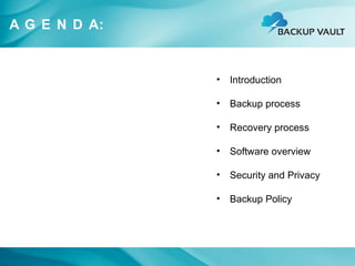 First Cloud based enterprise Backup & Recovery in India | PPT