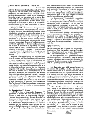 Backus turingaward lecture | PDF