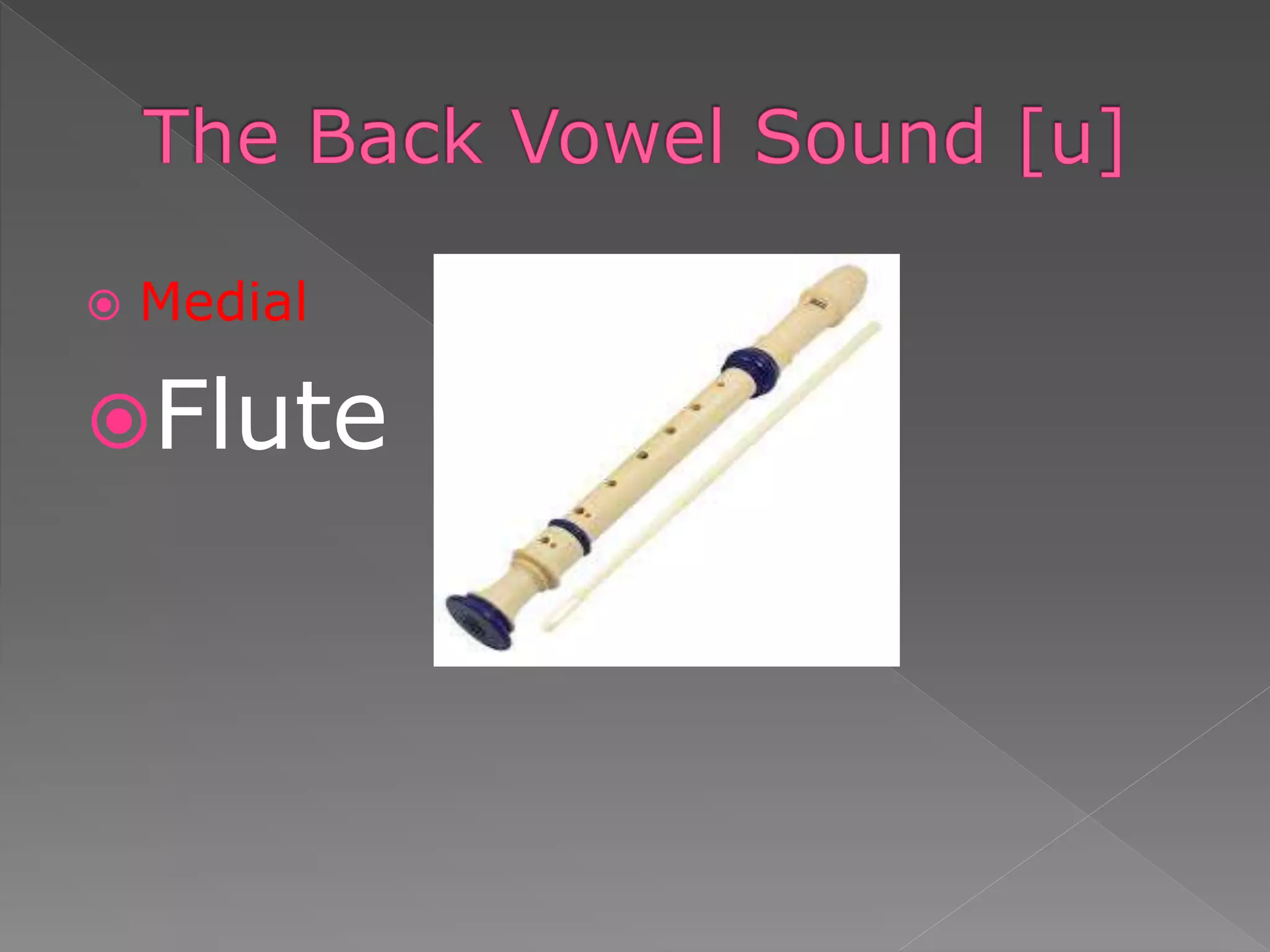 Back vowel sounds | PPTX