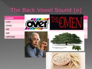Back vowel sounds | PPTX