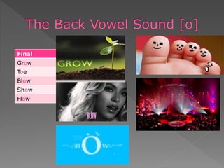 Back vowel sounds | PPTX