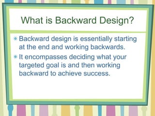 Backward-Design Model- Jeovani Oyanan.ppt