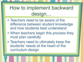 Backward-Design Model- Jeovani Oyanan.ppt