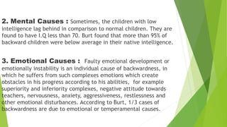 Backward child | PPTX