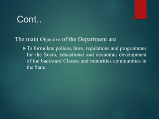 Backward class and minority of india ppt | PPTX