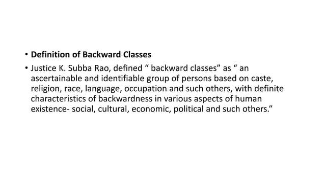 Backward Classes.pptx | Hinduism | Religion & Spirituality