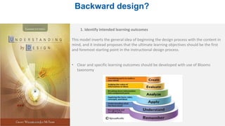 Backward design | PPTX