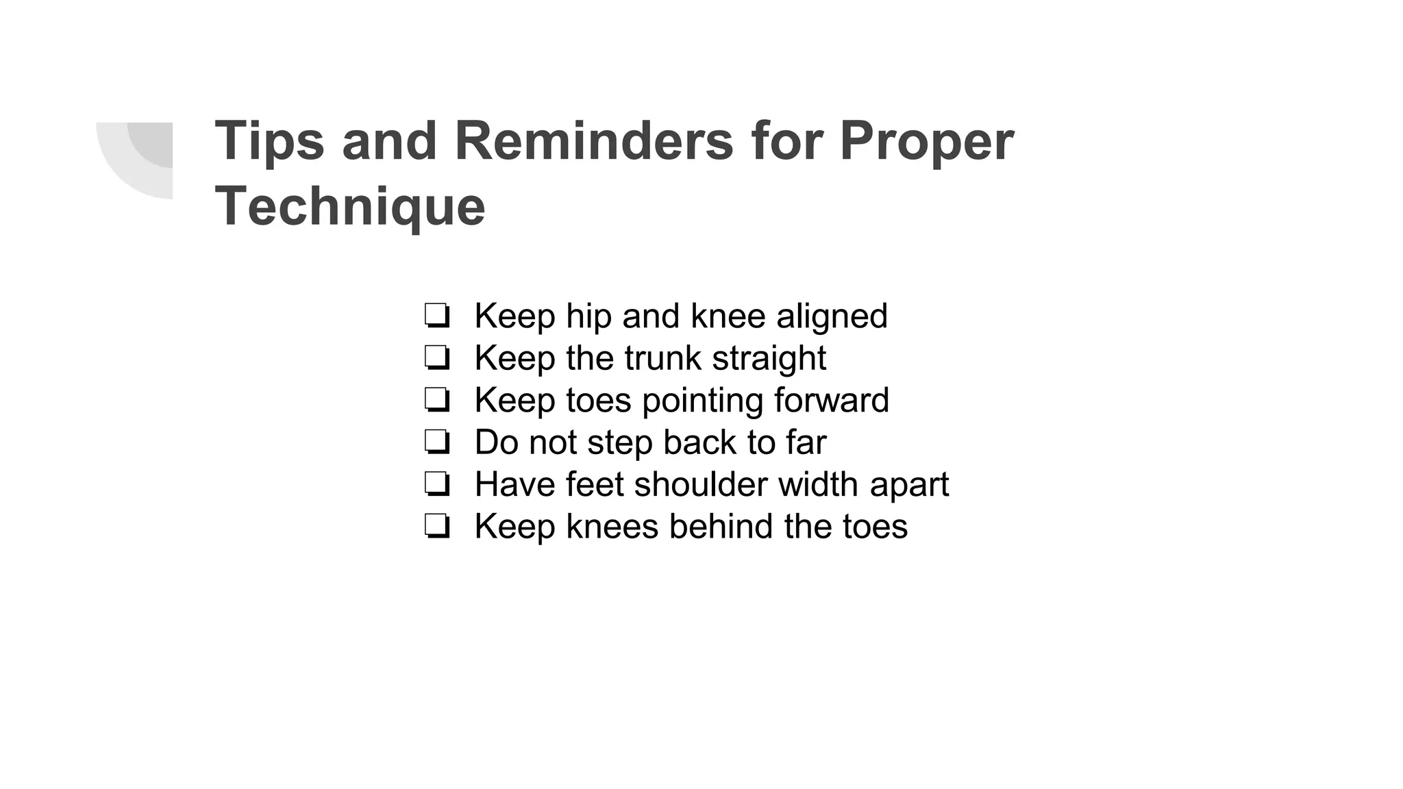 Backward Lunge | PPTX