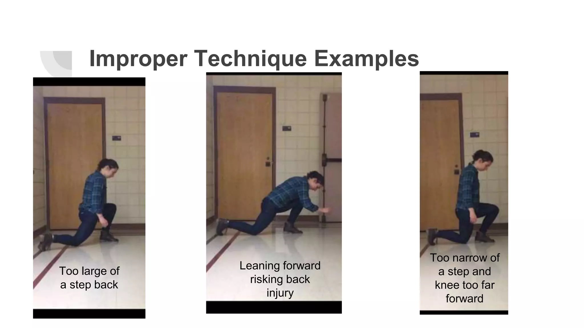 Backward Lunge | PPTX