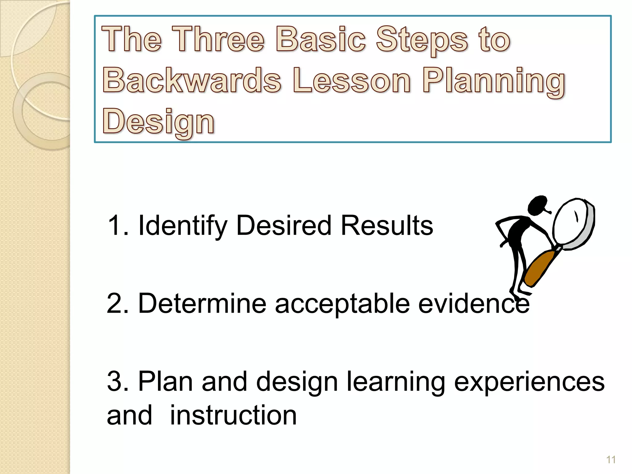 Backwards design | PPT