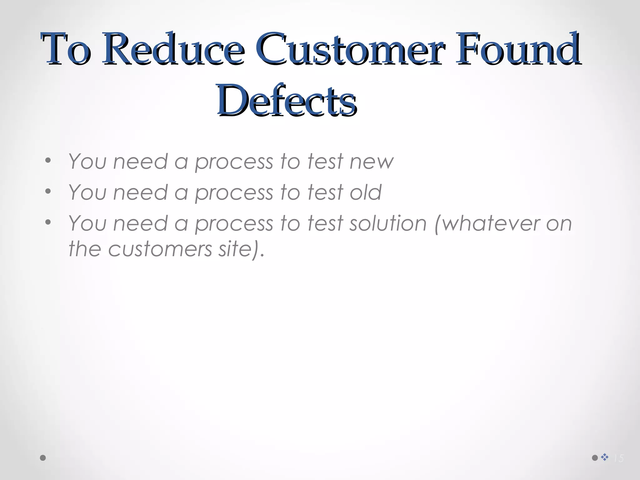 Backward thinking design qa system for quality goals | PPT