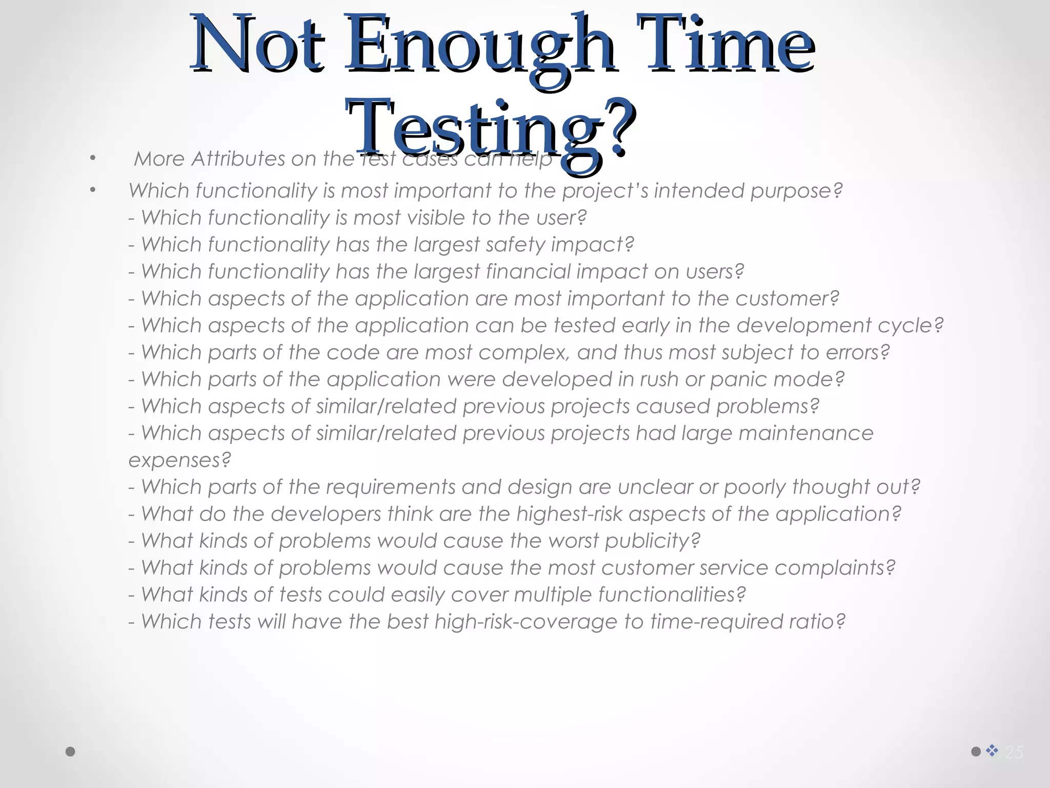 Backward thinking design qa system for quality goals | PPT