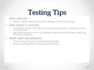 Backward thinking design qa system for quality goals | PPT