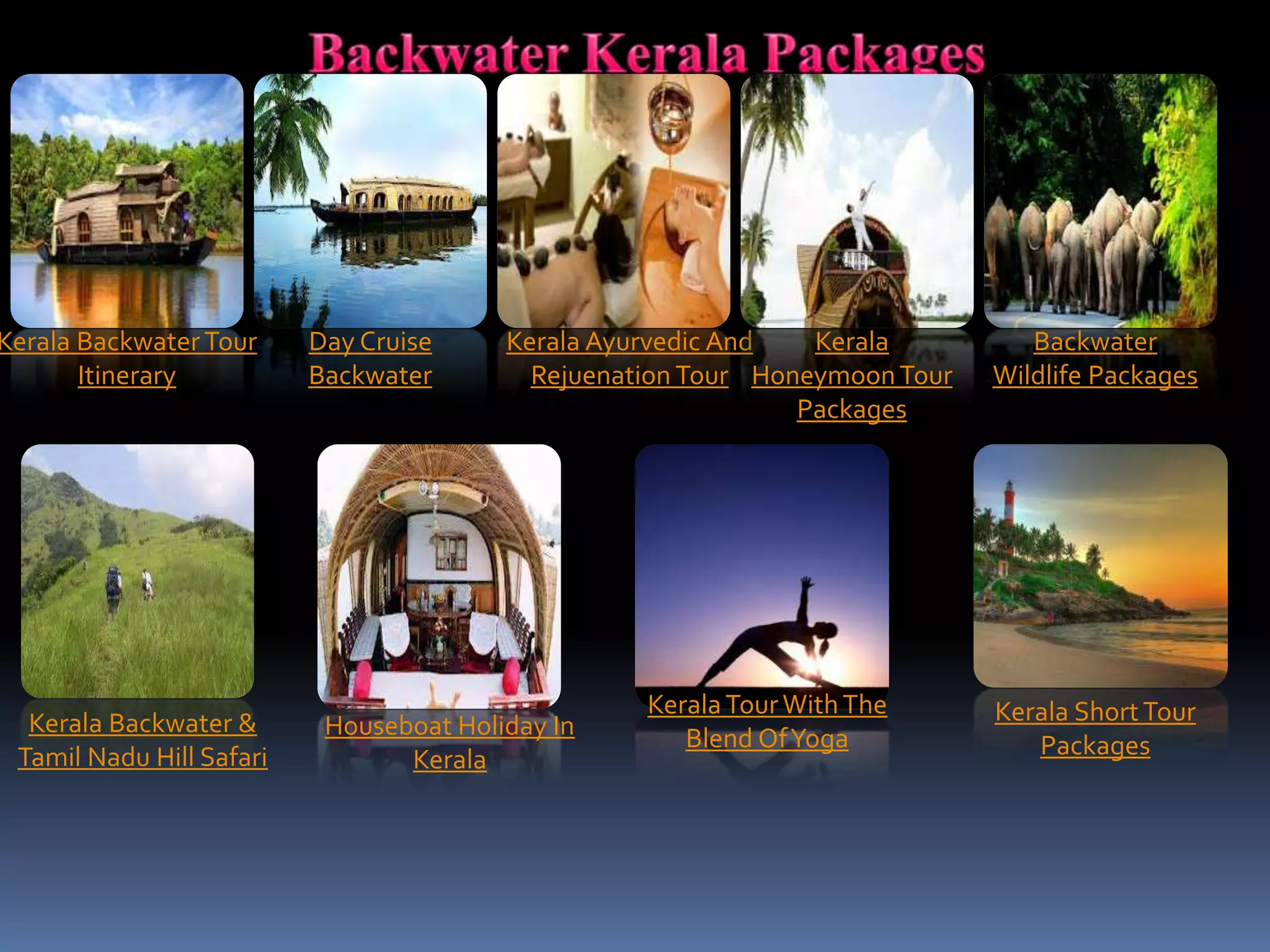 Backwater kerala tour | PPTX