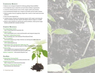 Backyard composting | PDF