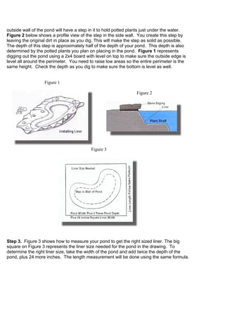 Backyard pond | PDF
