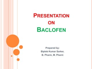 Baclofen | PPT