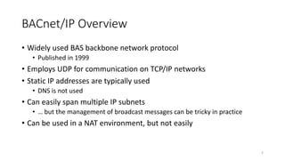 BACnet/SC: A Secure Alternative to BACnet/IP | PPTX
