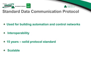 Using BacNET for Building Automation and Control Applications | PPTX