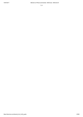 BACnet HMI5 - BACnet Touch Panel - BACnet Touch Screen - HMI | PDF ...