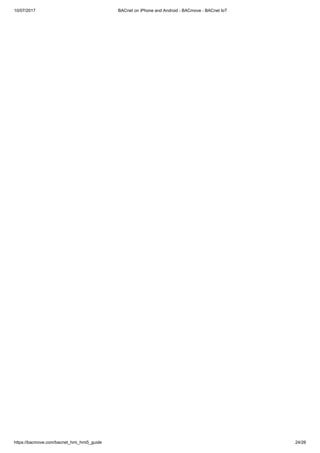 BACnet HMI5 - BACnet Touch Panel - BACnet Touch Screen - HMI | PDF ...