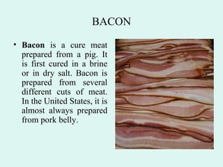 Types of Bacon | PPT