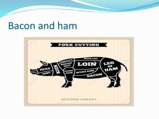 Types of Bacon and ham knowledge hubgwpptx | PPTX