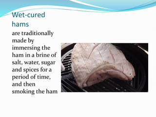 Types of Bacon and ham knowledge hubgwpptx | PPT