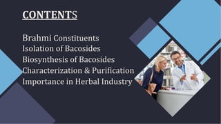 Bacoside Seminar | PPTX