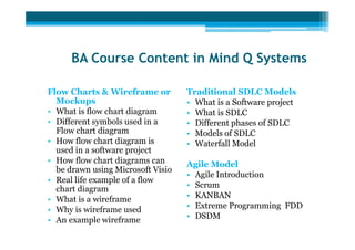 Ba course content in mind q systems | PPT