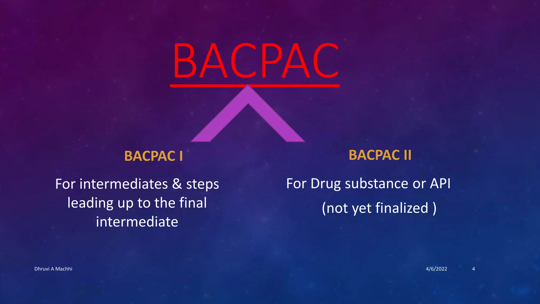BACPAC | PPTX