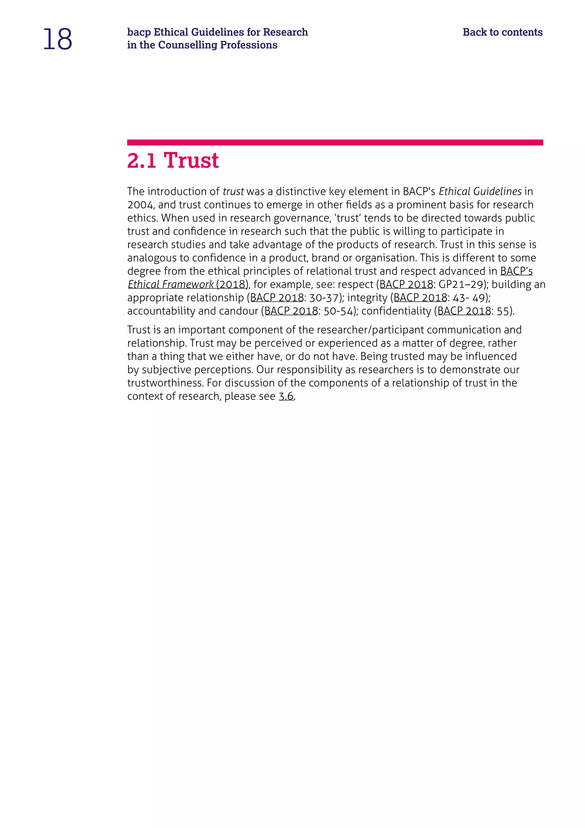 BACP Ethical guidelines for research in counselling professions | PDF