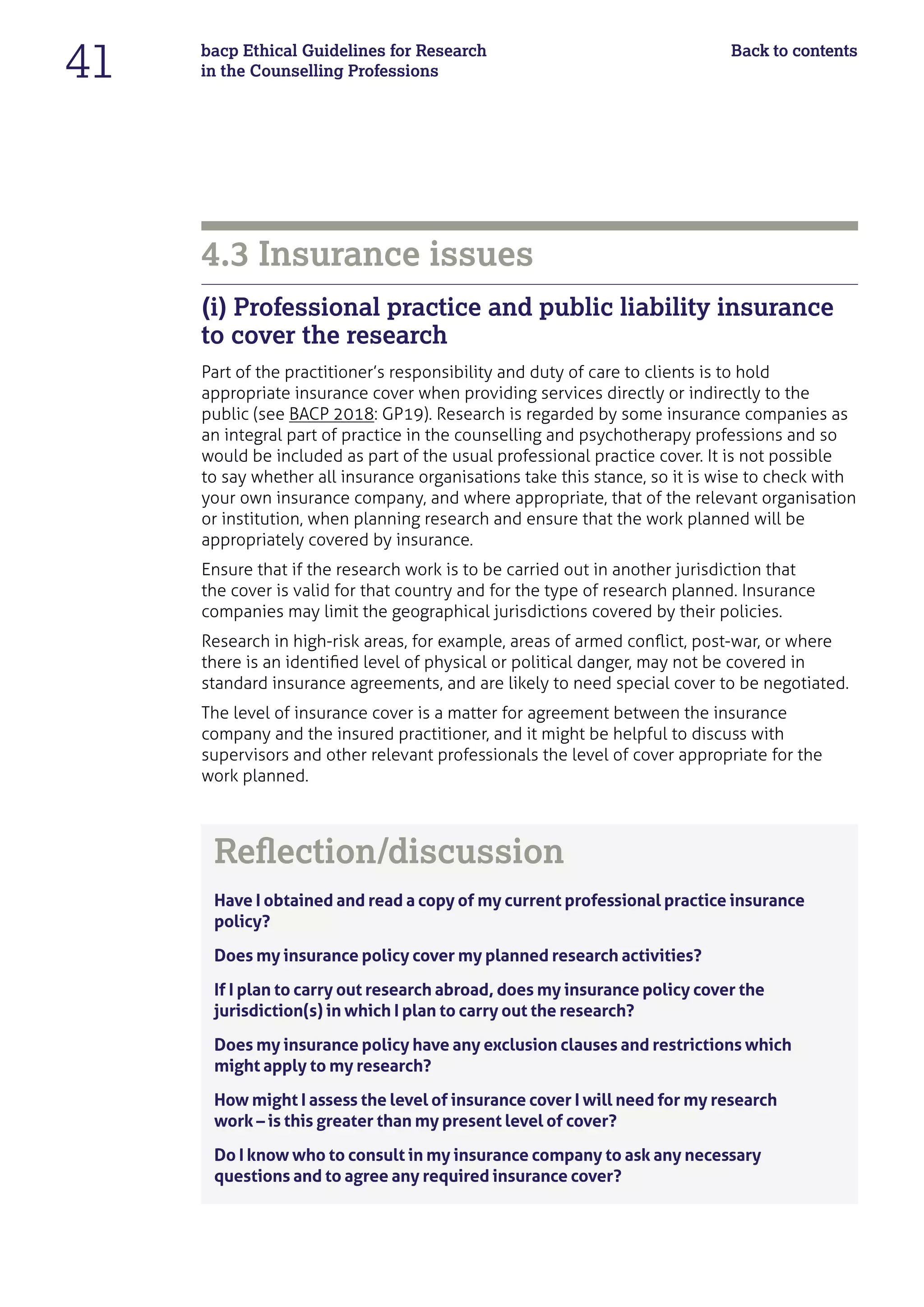 BACP Ethical guidelines for research in counselling professions | PDF