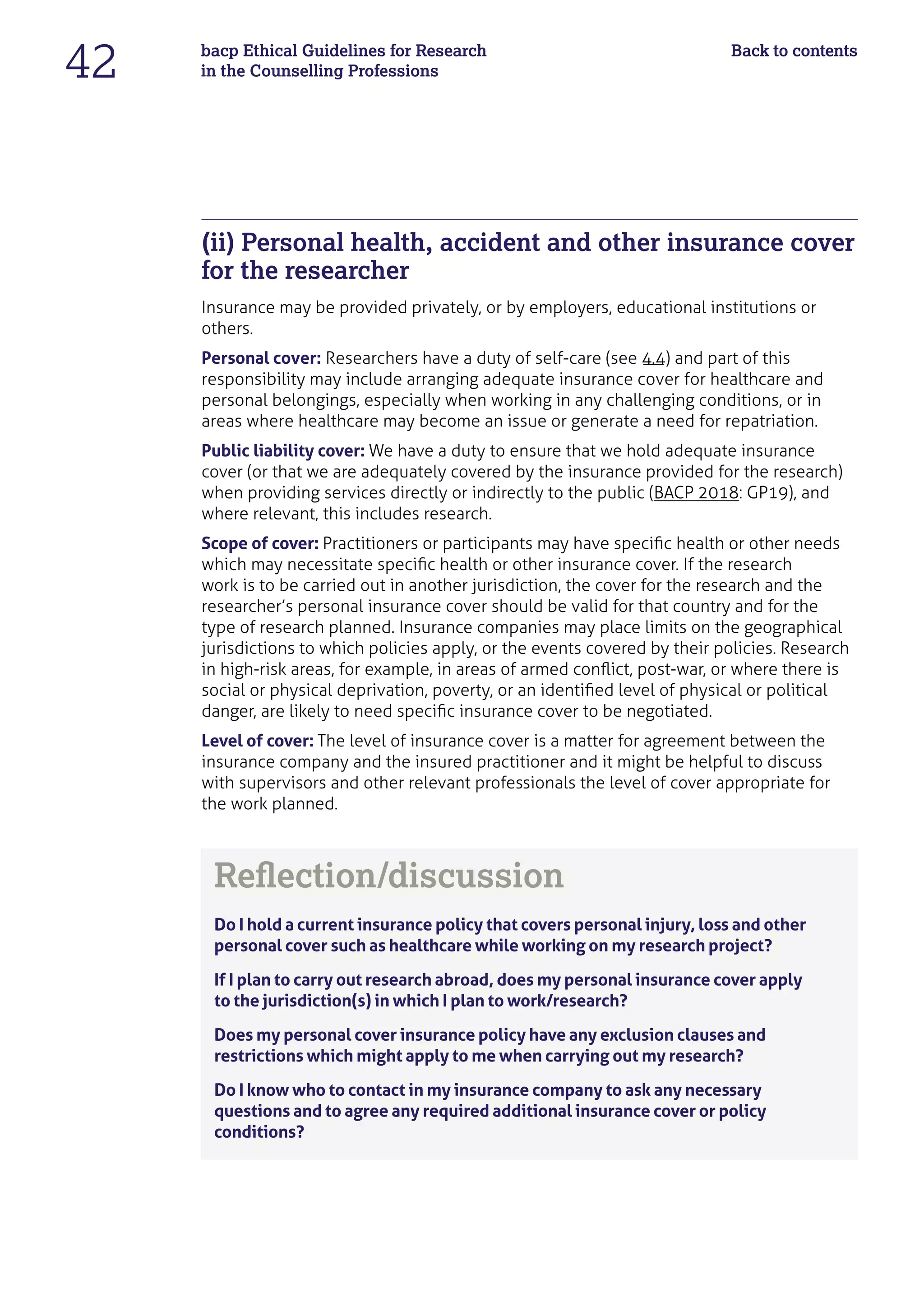 BACP Ethical guidelines for research in counselling professions | PDF