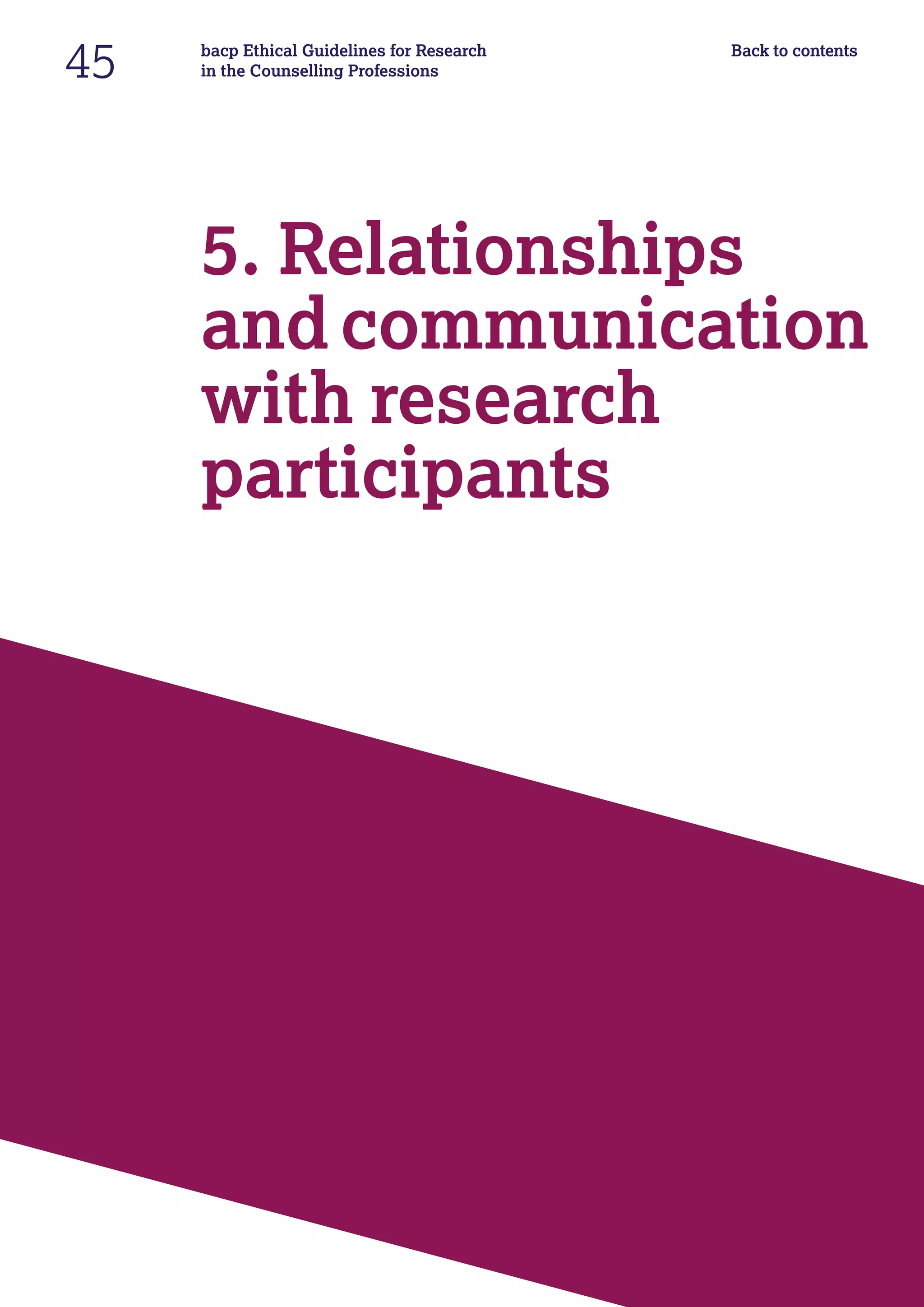 BACP Ethical guidelines for research in counselling professions | PDF