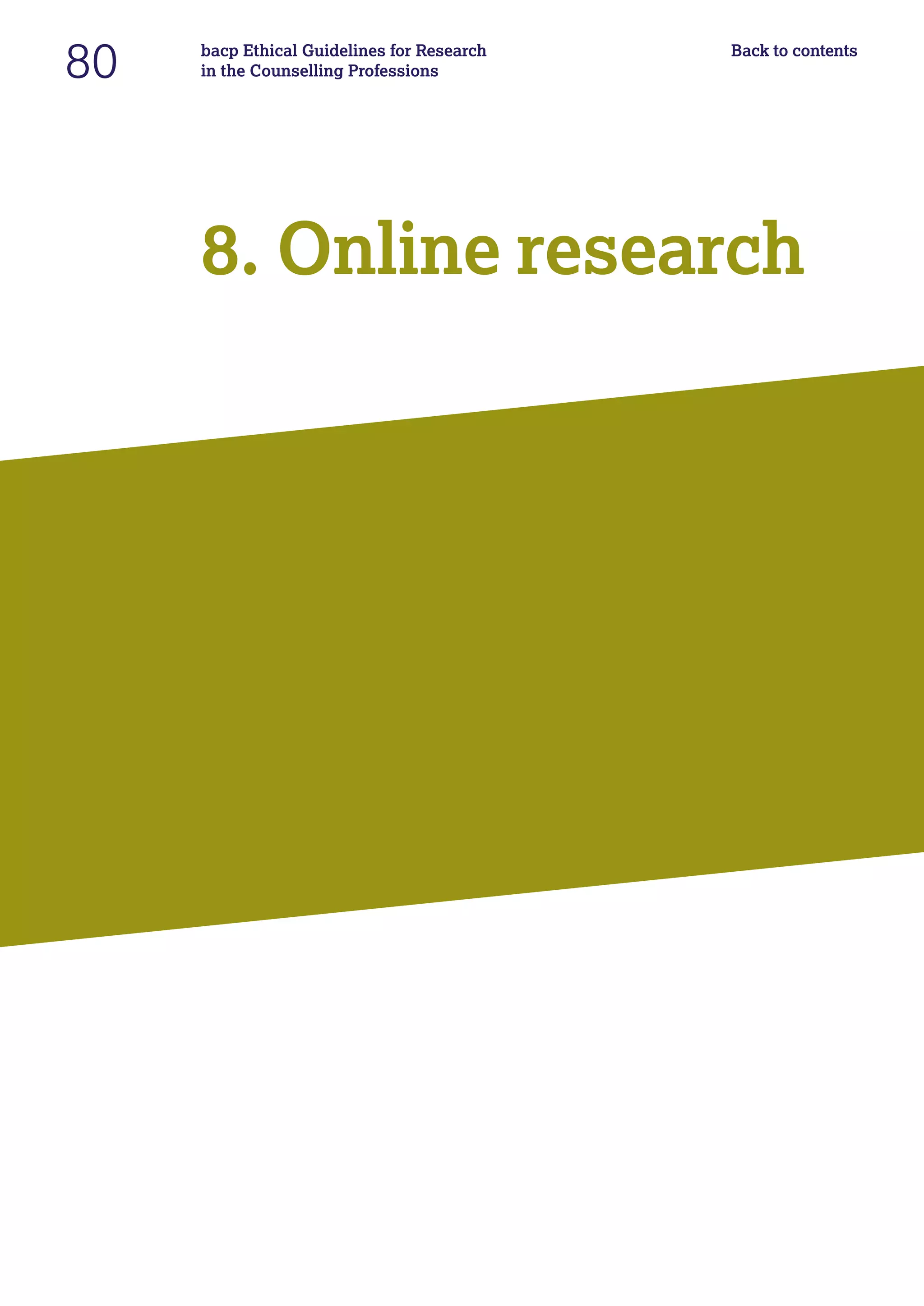 BACP Ethical guidelines for research in counselling professions | PDF