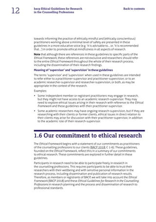 BACP Ethical guidelines for research in counselling professions | PDF
