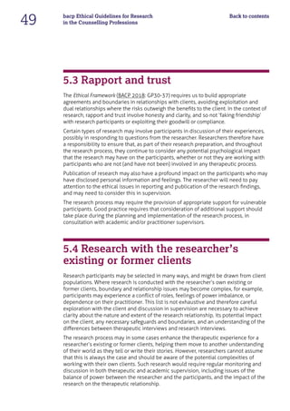 BACP Ethical guidelines for research in counselling professions | PDF
