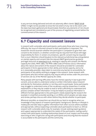 BACP Ethical guidelines for research in counselling professions | PDF