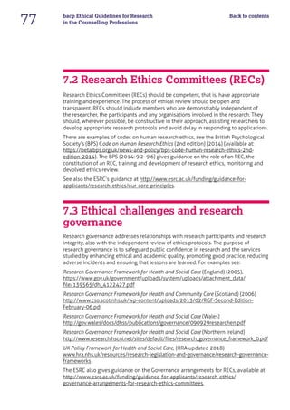 BACP Ethical guidelines for research in counselling professions | PDF