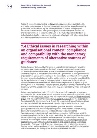 BACP Ethical guidelines for research in counselling professions | PDF