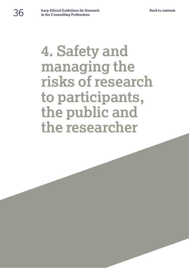 Bacp Ethical Guidelines For Research In Counselling Professions