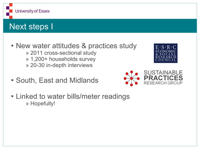 Water 'Practices' - Preliminary Thoughts | PPT